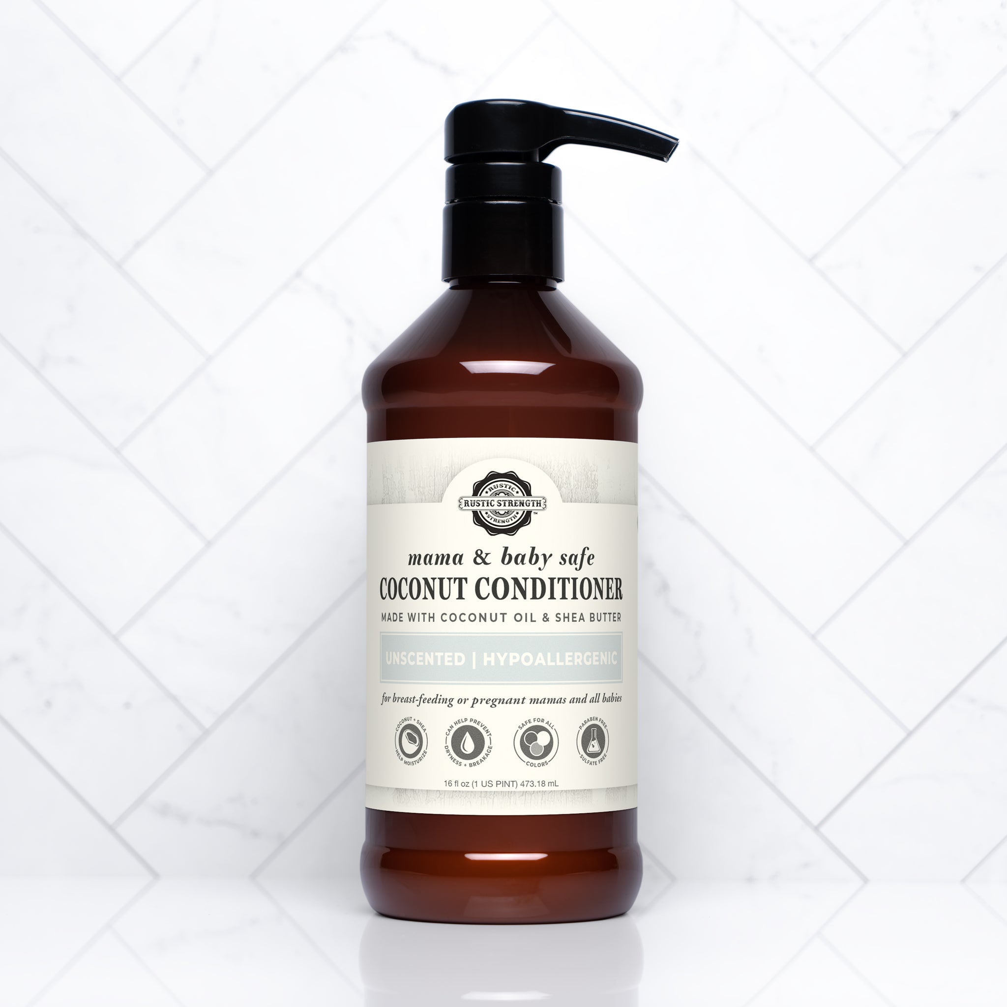 Coconut Conditioner | Mama + Baby Safe – Rustic Strength