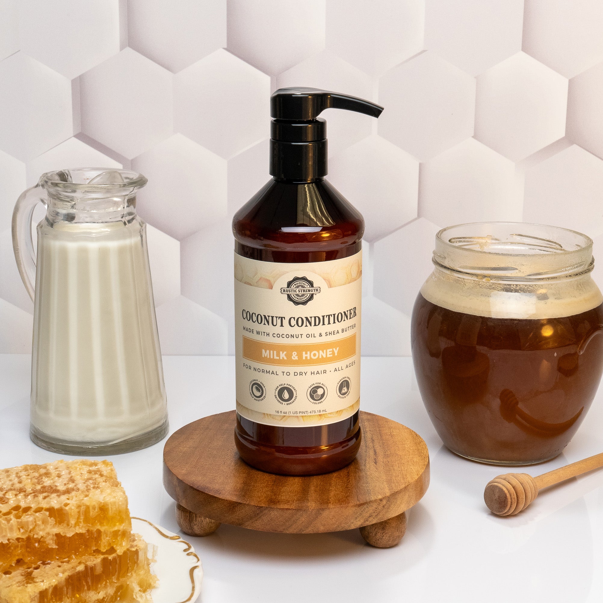 Coconut Conditioner | Milk & Honey – Rustic Strength