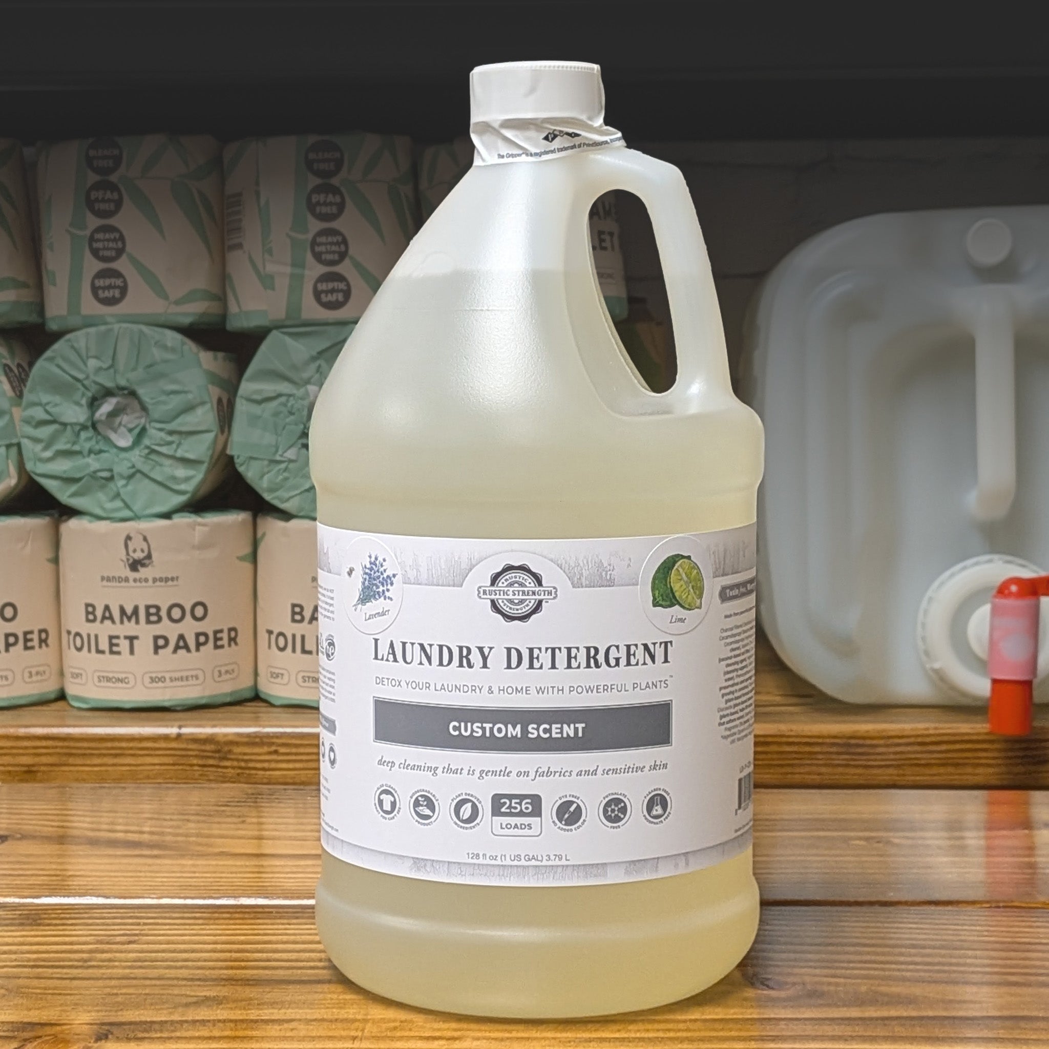 CLEARANCE | Laundry Detergent | Lavender & Lime ( 1 Gallon ) – Rustic Strength