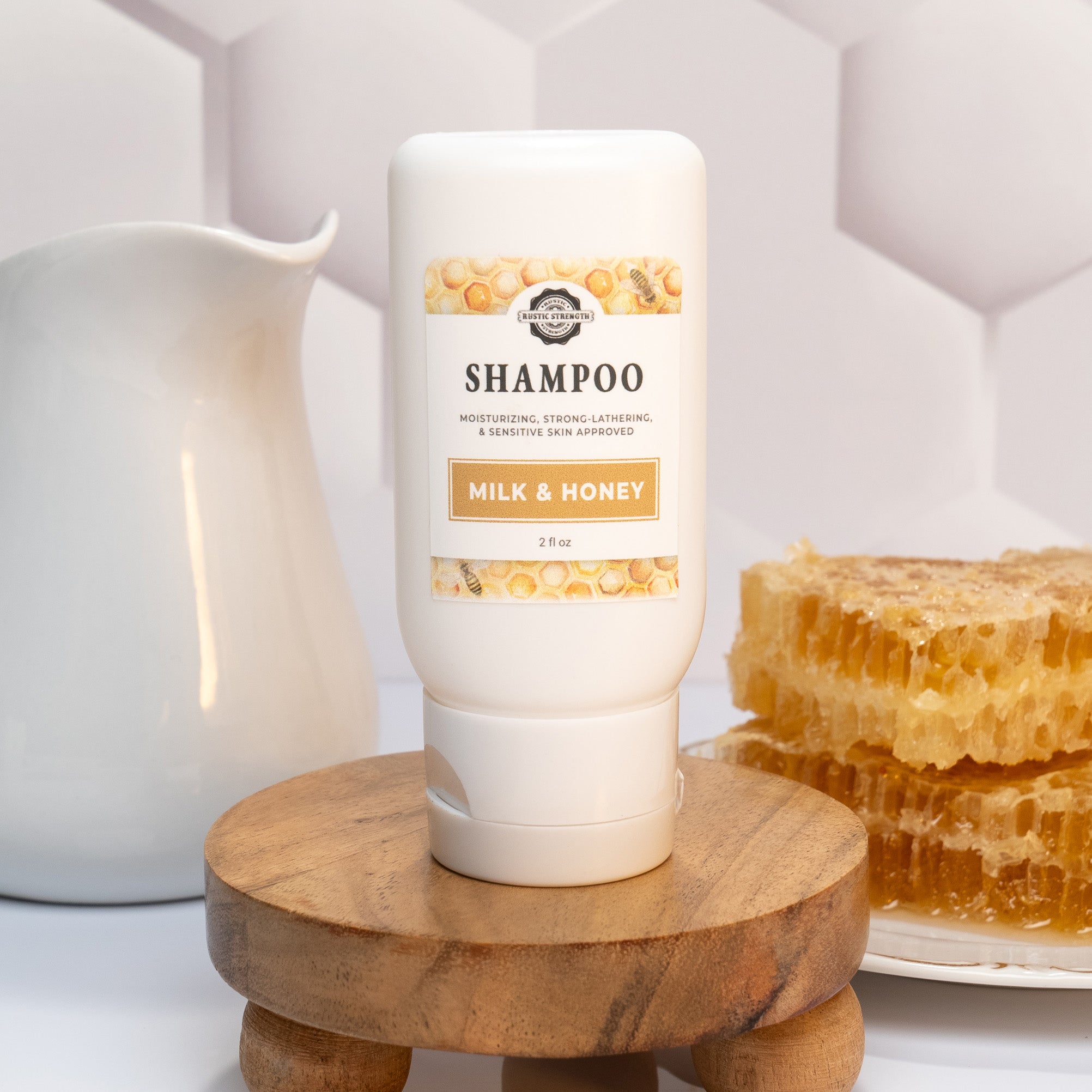 Shampoo | Milk & Honey | 2 oz – Rustic Strength