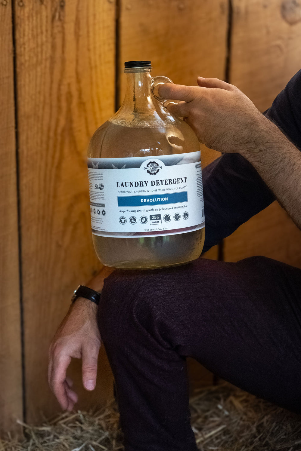 Rustic Strength: Non-Toxic, Refillable Cleaning & Body Care