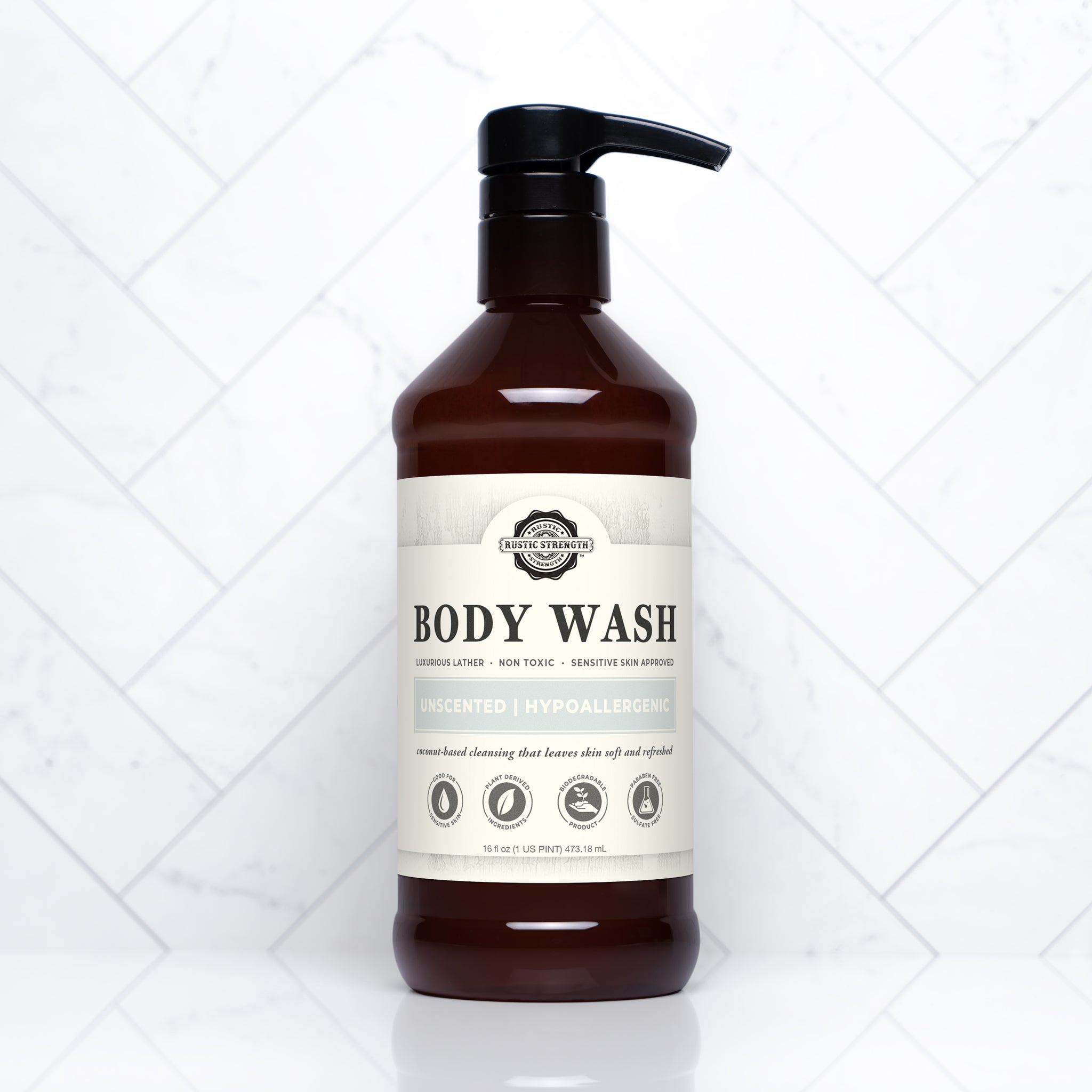Moisturizing Body Wash | Unscented – Rustic Strength