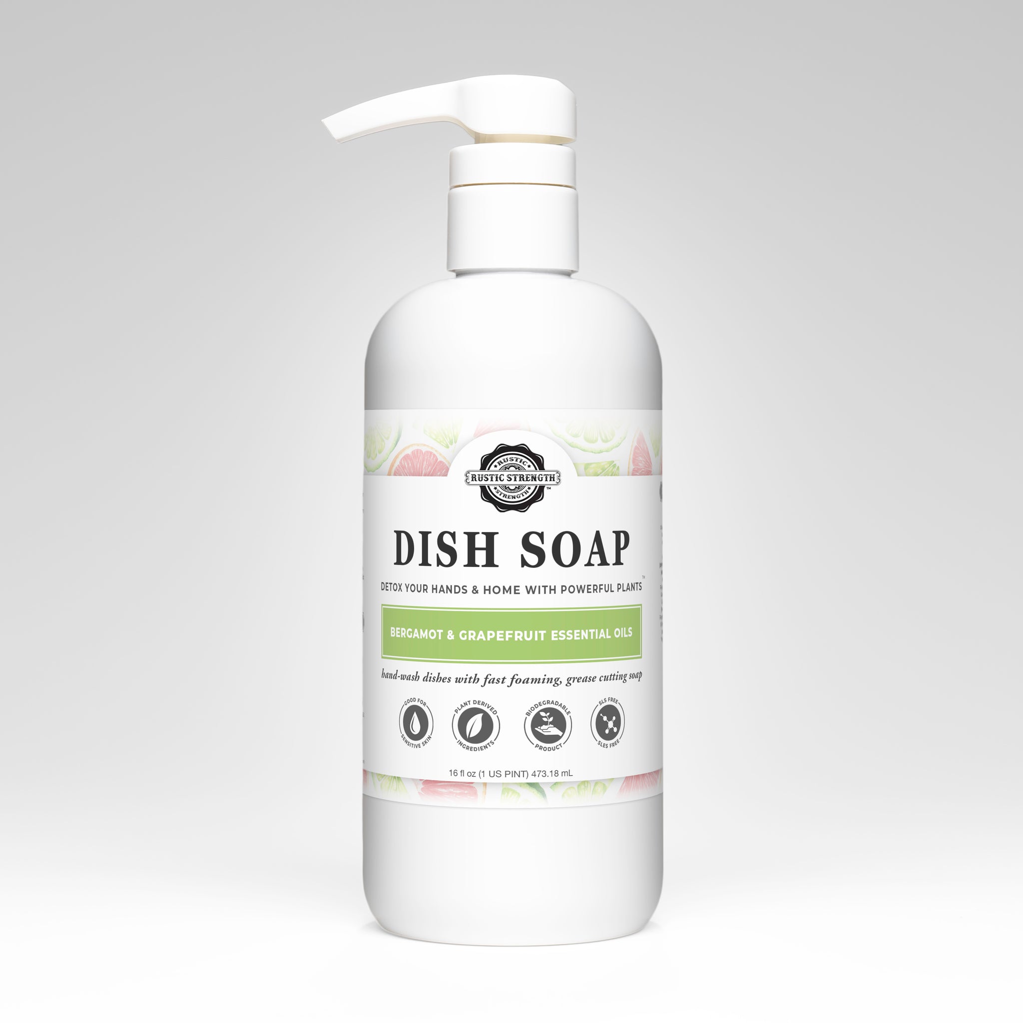 Dish Soap | Bergamot & Grapefruit – Rustic Strength