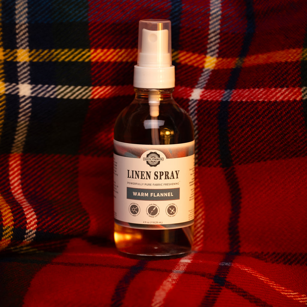Linen Spray | Warm Flannel – Rustic Strength