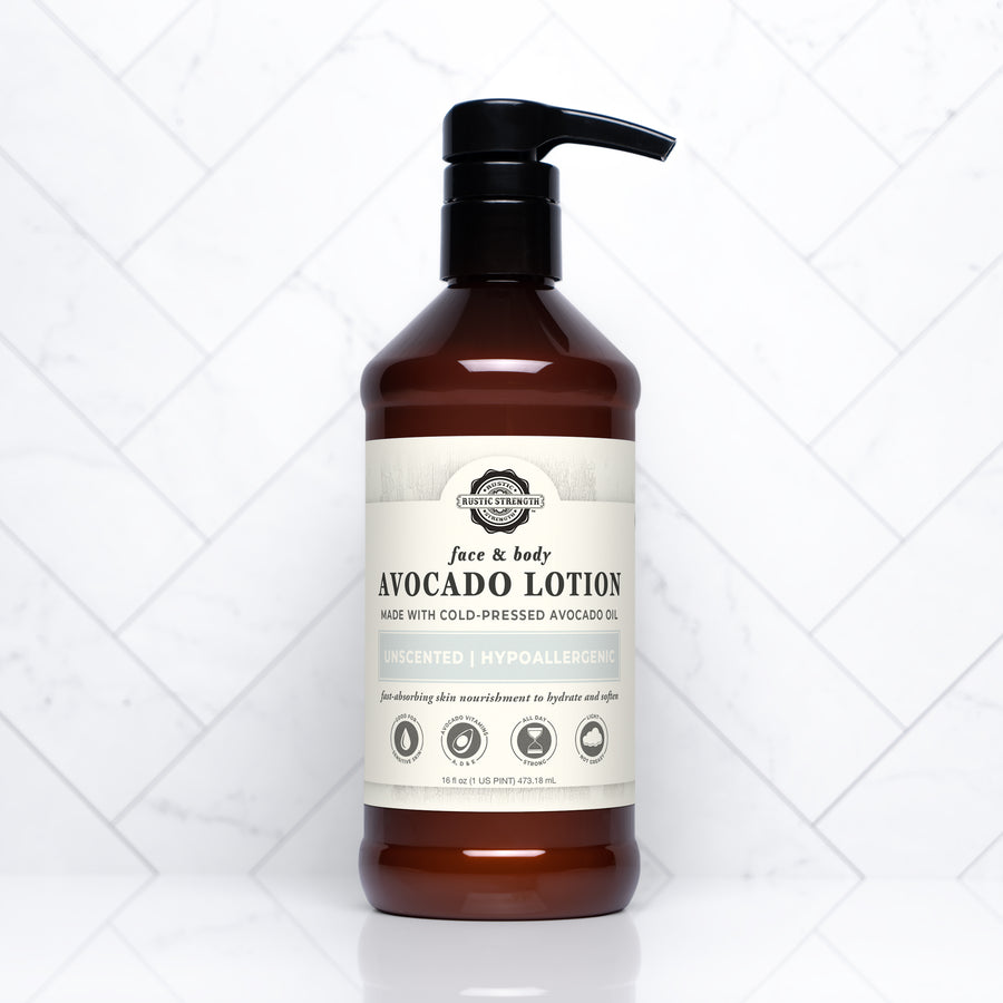 Avocado Lotion | Unscented – Rustic Strength