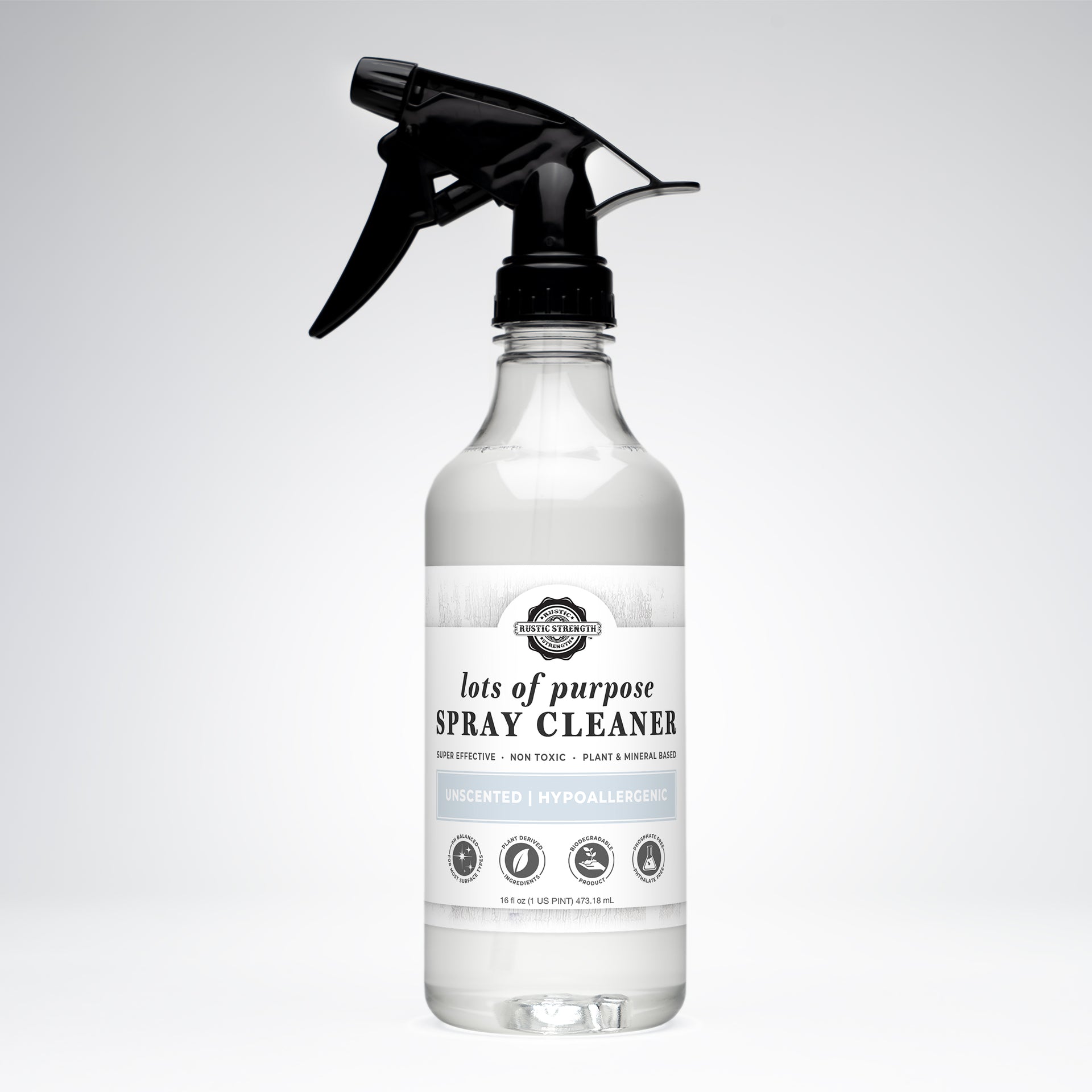 Plant-Based | Lots of Purpose Spray Cleaner | Unscented – Rustic Strength