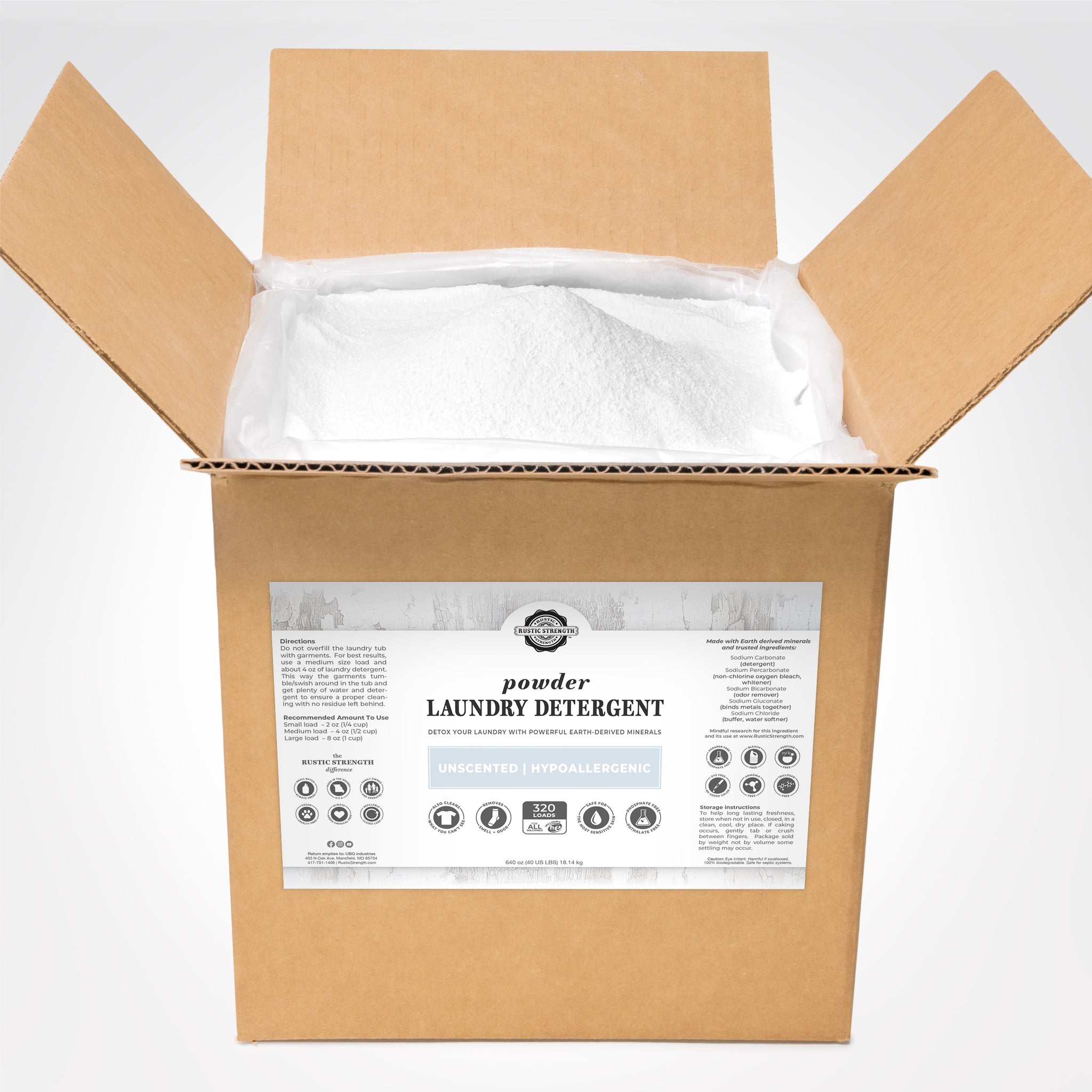 Powder Laundry Detergent – Rustic Strength