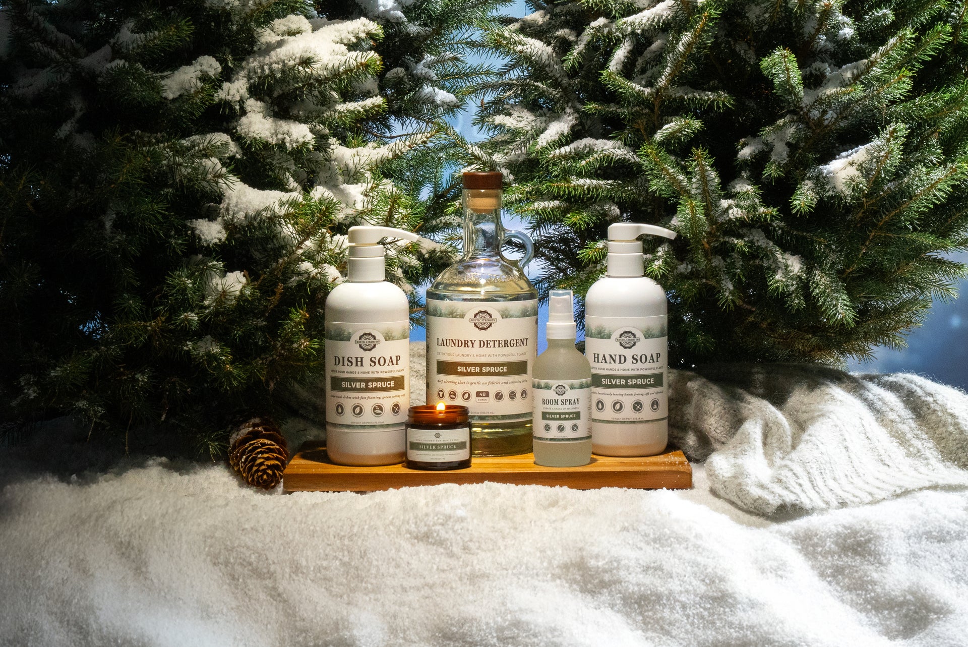 Rustic Strength: Non-Toxic, Refillable Cleaning & Body Care
