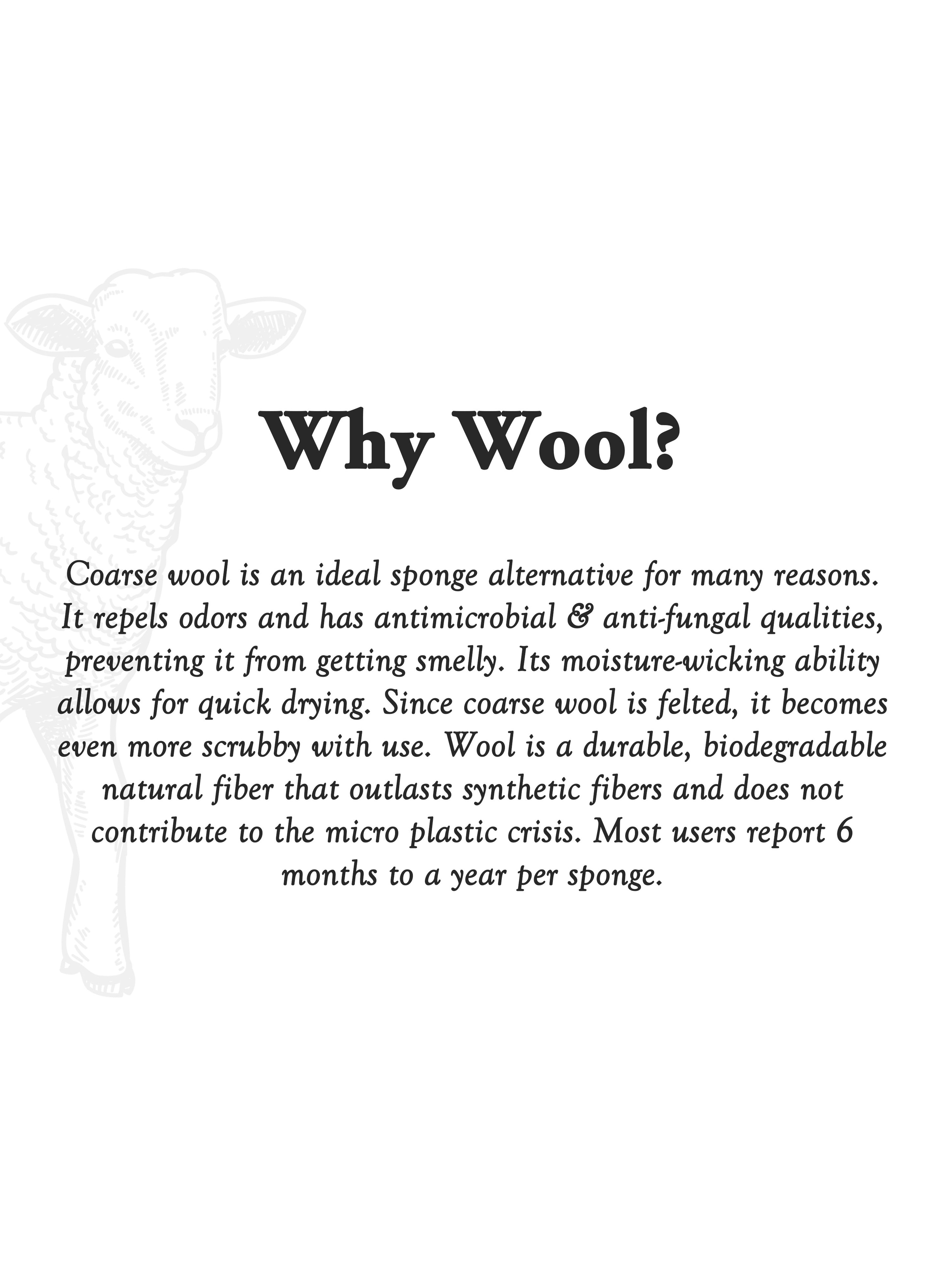 Sustainable Wool Scrub – Rustic Strength