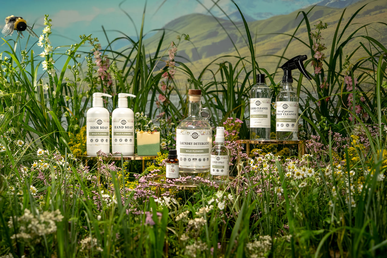 Rustic Strength: Non-Toxic, Refillable Cleaning & Body Care