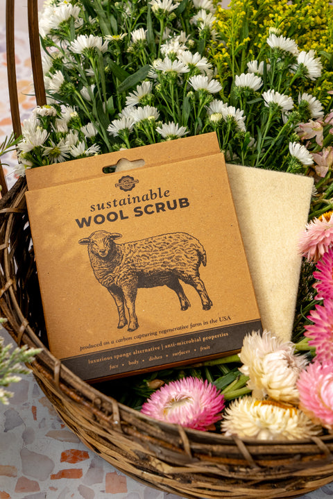 Sustainable Wool Scrub – Rustic Strength