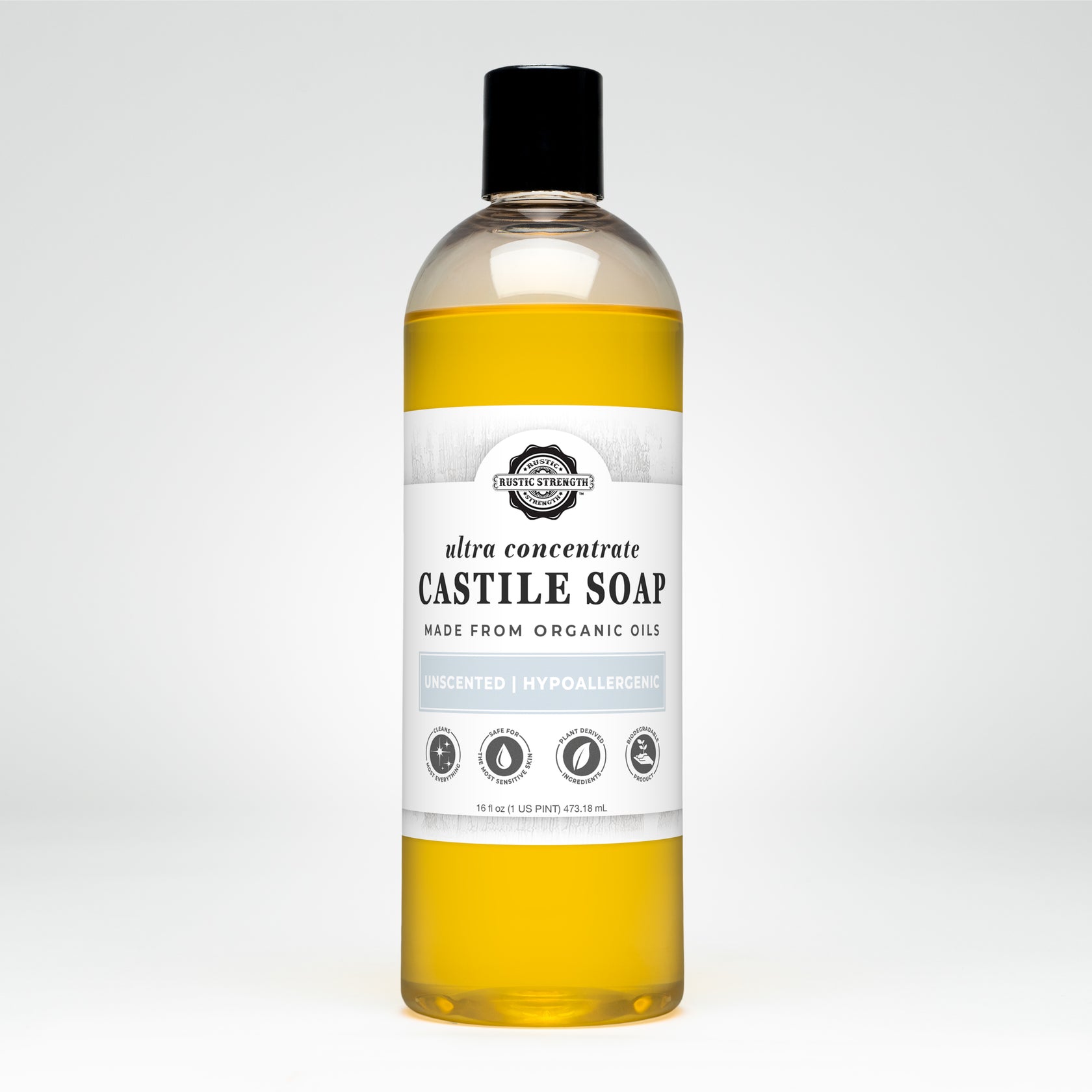 Castile Soap - Ultra Concentrate | Unscented – Rustic Strength