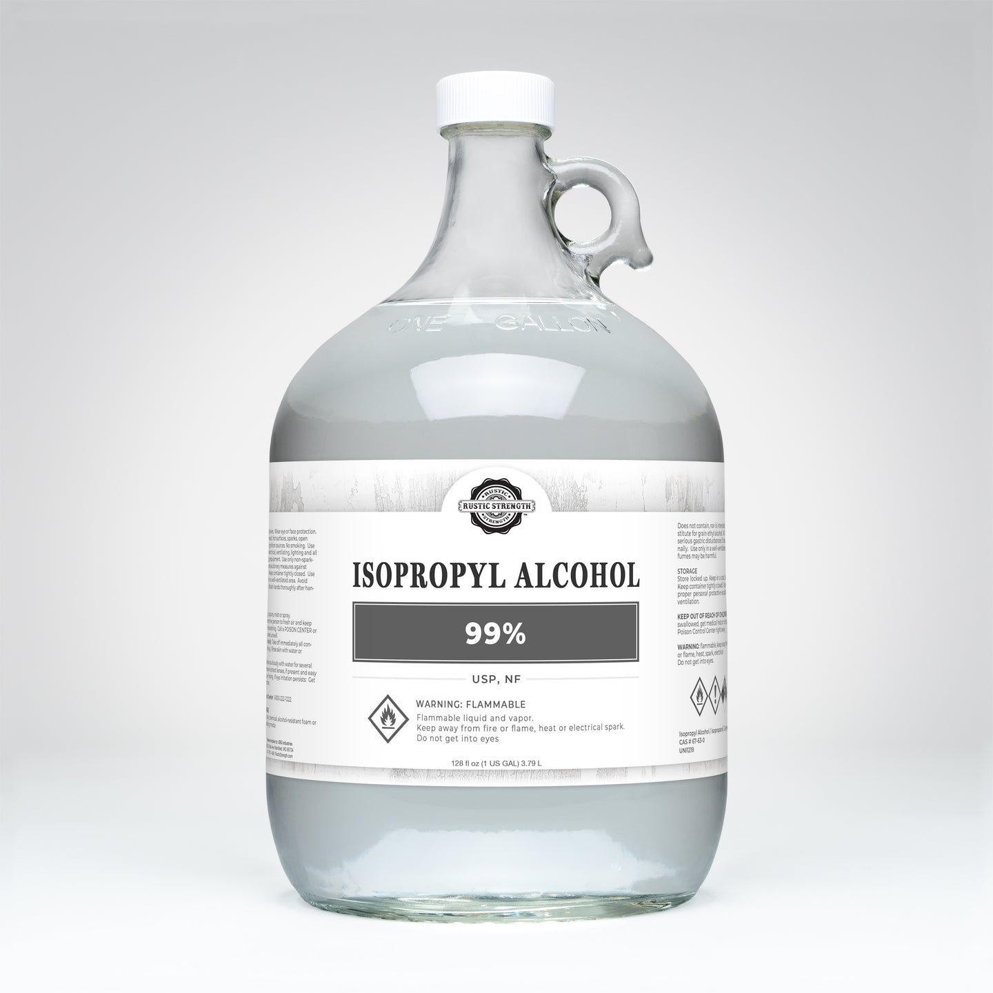 Isopropyl Alcohol 99% | For Cleaning – Rustic Strength