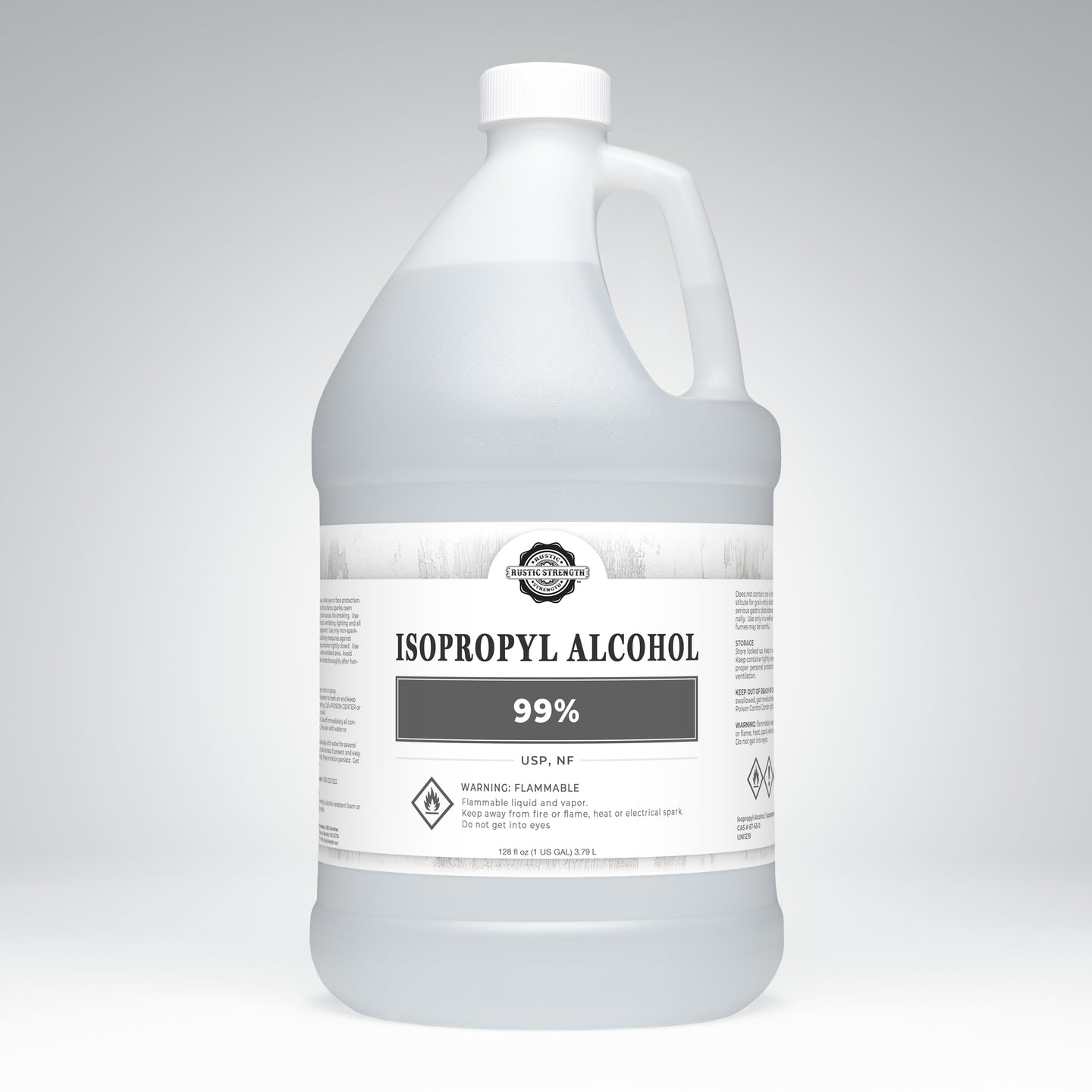 Isopropyl Alcohol 99% | For Cleaning – Rustic Strength